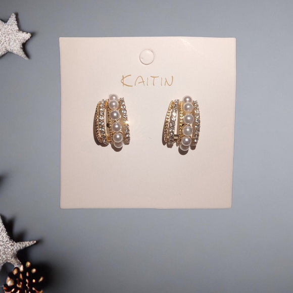 Jewelry | Nwt Kaitin Gold Earrings | Poshmark